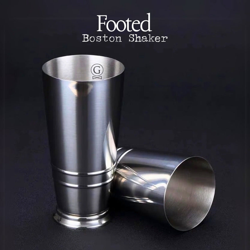 Footed Boston Shakers - Golden Age Bartending